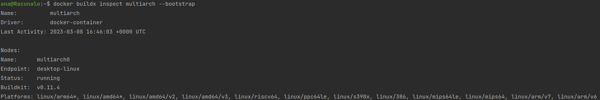 Build multi arch docker images with Buildx and ECR